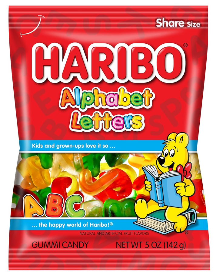 Haribo Alphabet Letters Gummi Candy – Candy Blast Shop